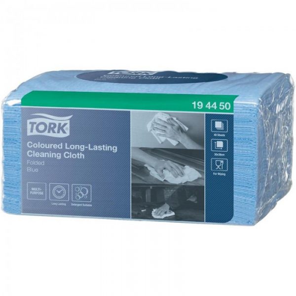 Tork Coloured Long-Lasting Cleaning Cloth – Cleanset