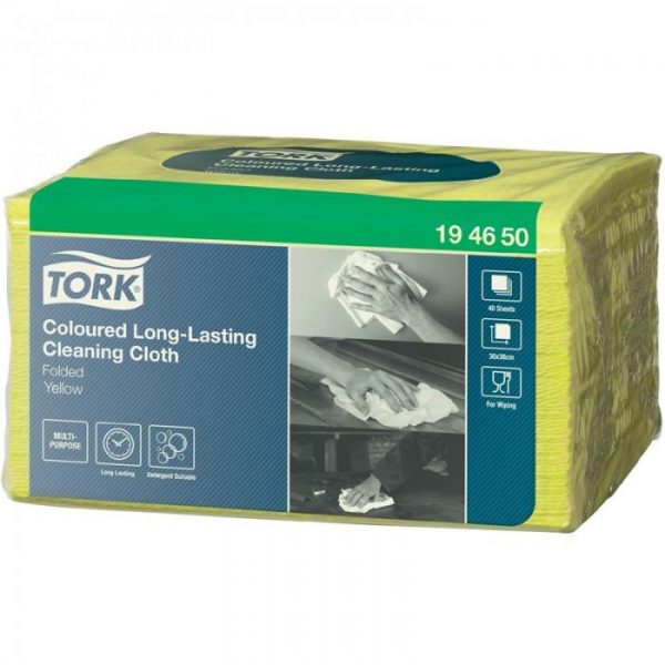 Tork Coloured Long-Lasting Cleaning Cloth – Cleanset